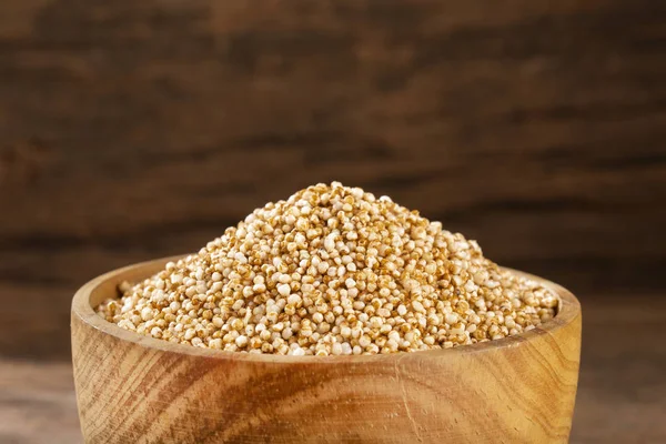 Popped amaranth grain - Amaranthus. Text space — Stock Photo ...