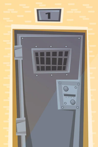 Animated Cartoon Prison Cell Doors