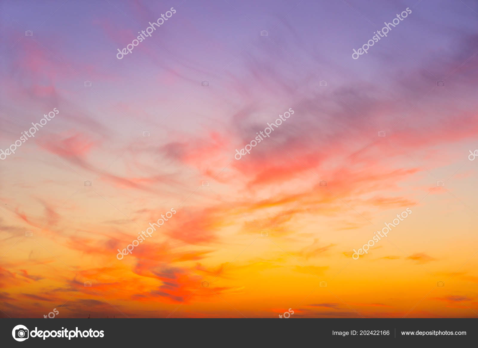 Sunset Sky Background