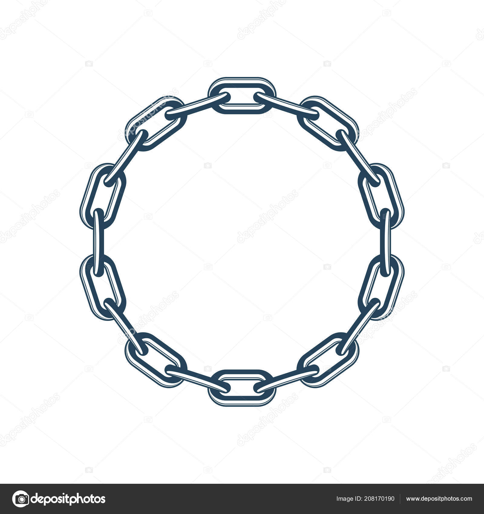 Chain Circle Clip Art