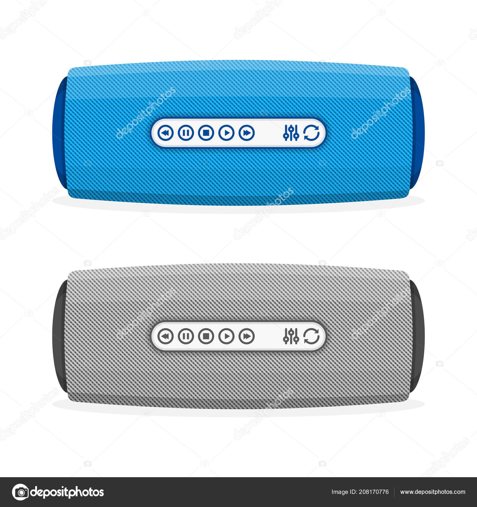 Portable speaker vector. Stock Vector Image by ©art-sonik #208170776