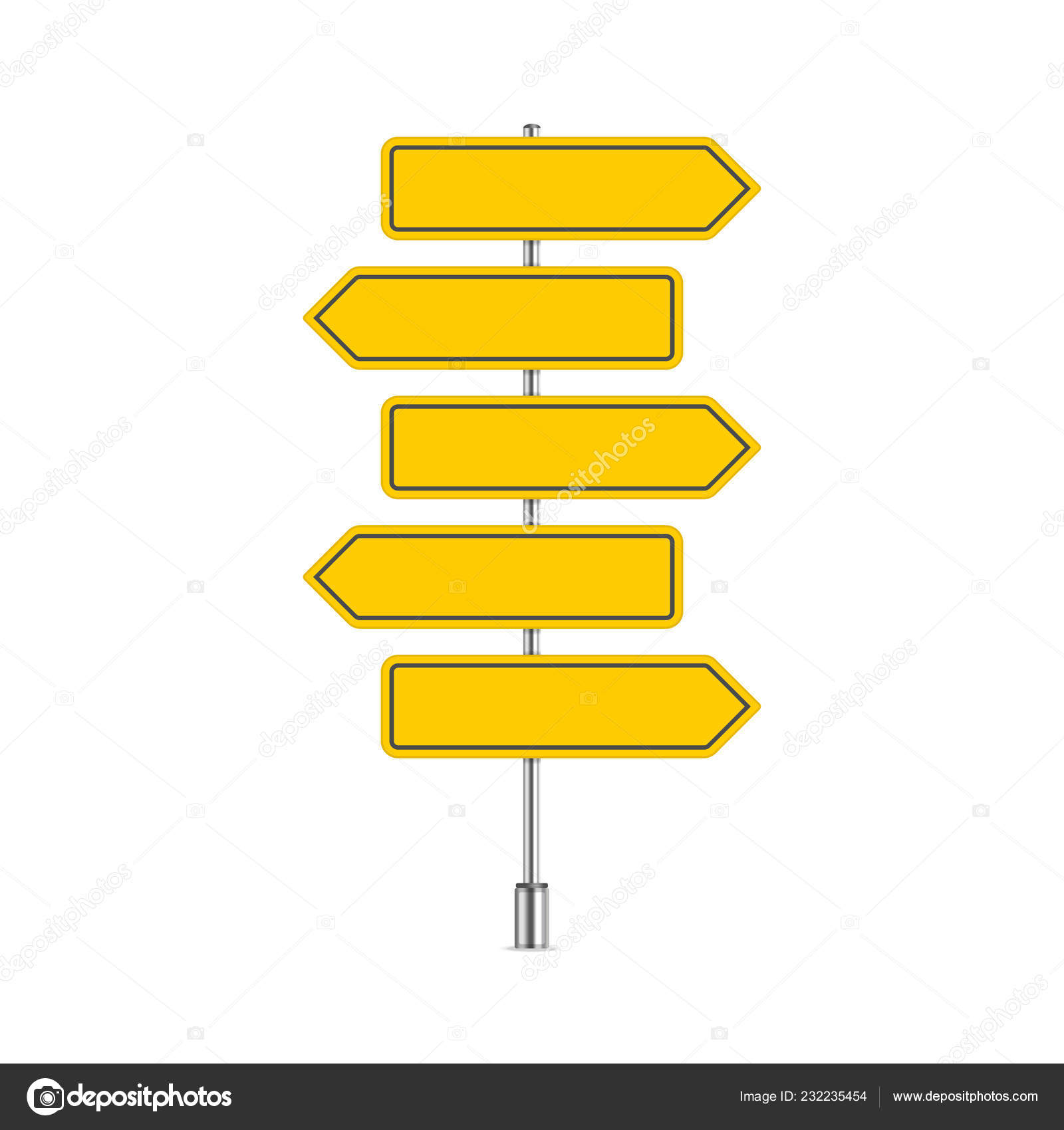 Blank Road Sign Template