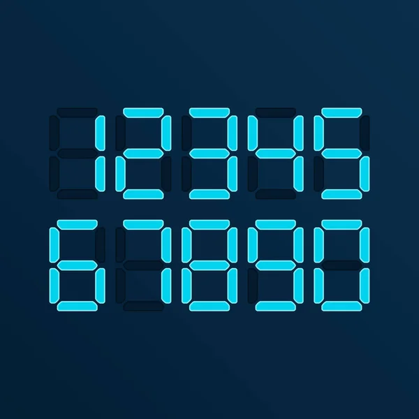 Digital numbers vector set. Stock Vector Image by ©art-sonik #179127566