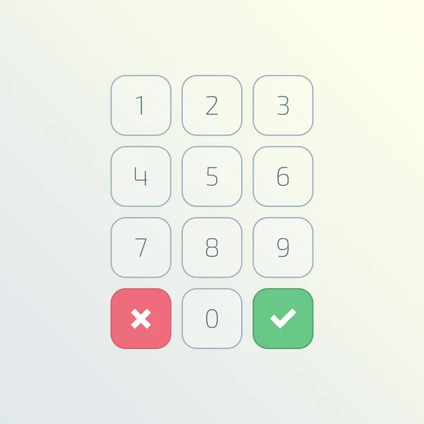 Keypad entry Vector Art Stock Images | Depositphotos