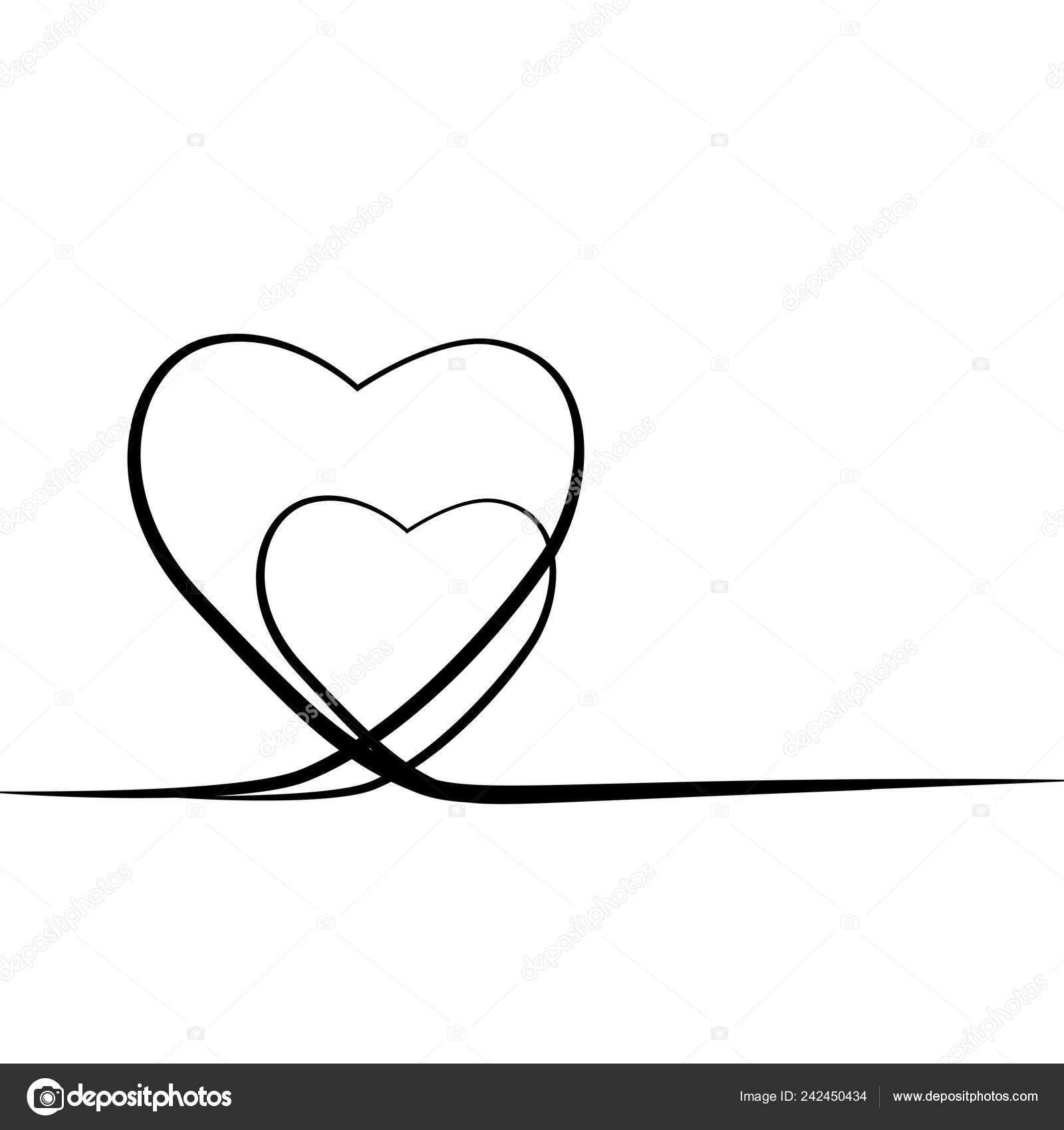 Inima Linie Desen Vector de stoc de ©krasnenkon.gmail.com 242450434