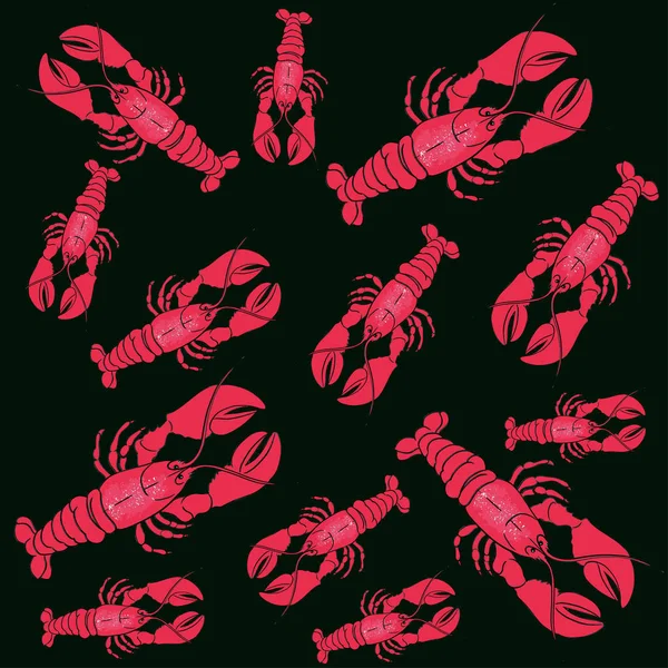 Crawfish Line Vector Illustration Stock Vector Image by ©krasnenkon ...