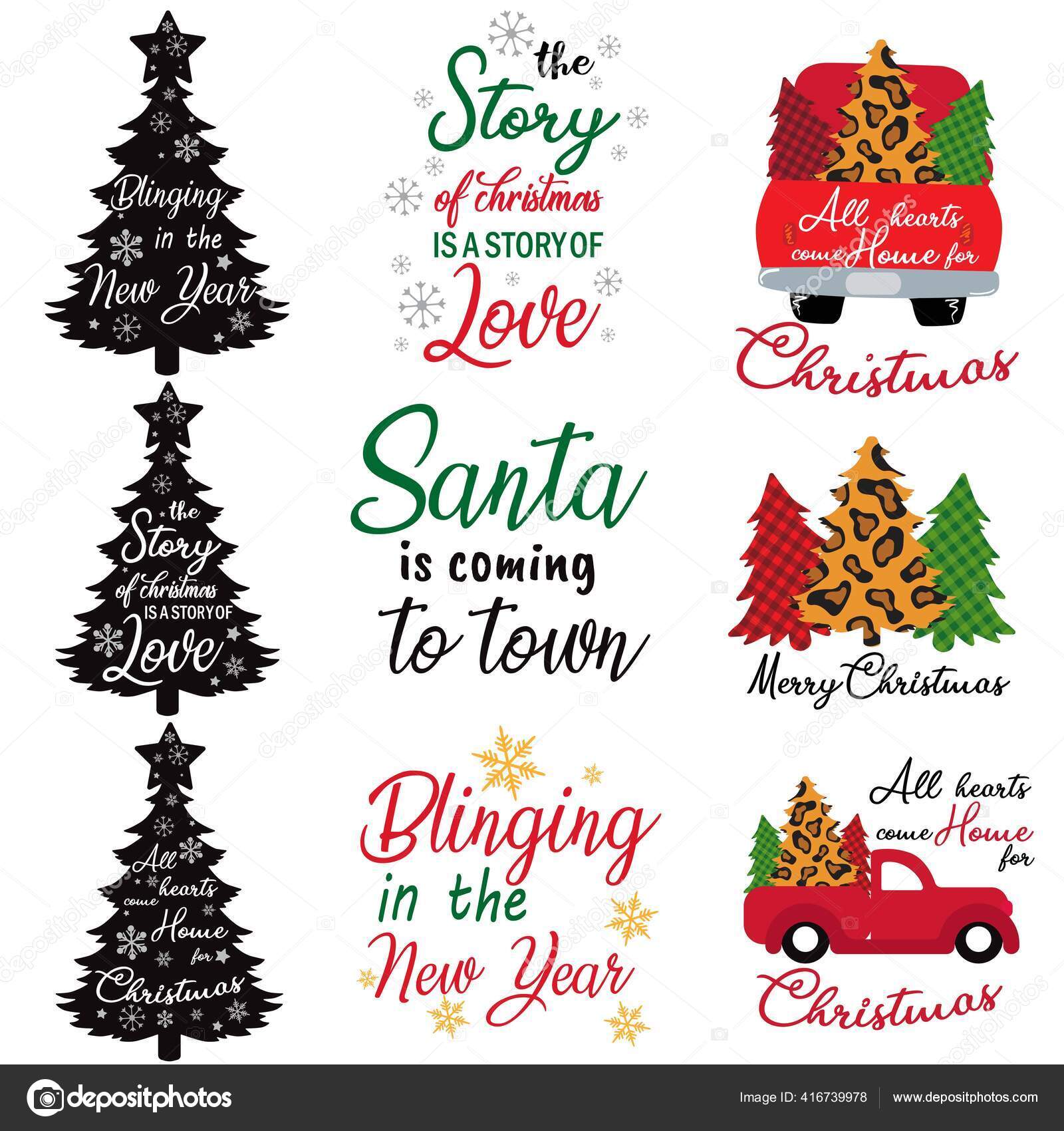 Funny Hand Drawn Funny Merry Christmas Art Text Vector Art Stock Vector Image By ©krasnenkon