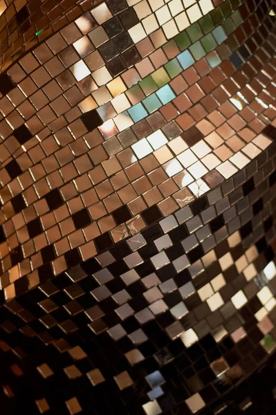 Mirror mosaic texture.The clubs disco ball. Decorative element - Stock ...