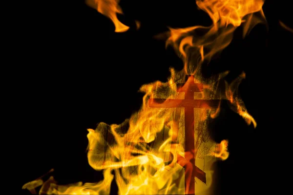 Flaming cross Stock Photos, Royalty Free Flaming cross Images ...