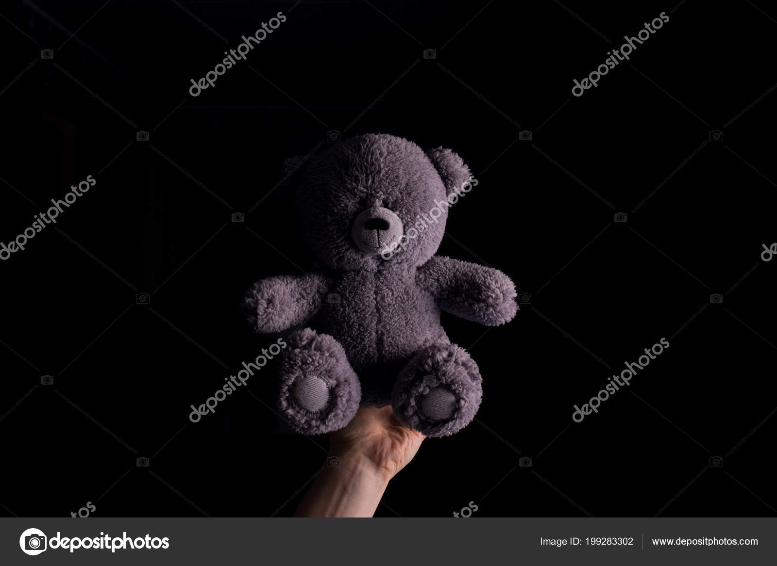 Teddy Bear Handcuff Child Abuse Violence Concept — Stock Photo © pox.na ...
