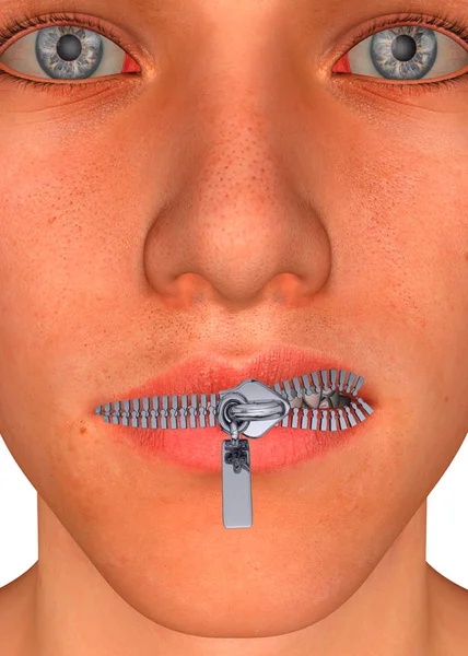 ᐈ Zipped lip stock images, Royalty Free zipped mouth pictures ...