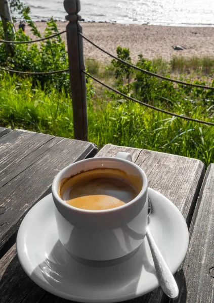 Beach morning coffee Stock Photos, Royalty Free Beach morning coffee ...