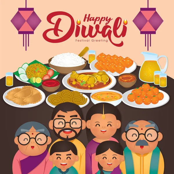 Deepavali people Vector Art Stock Images | Depositphotos