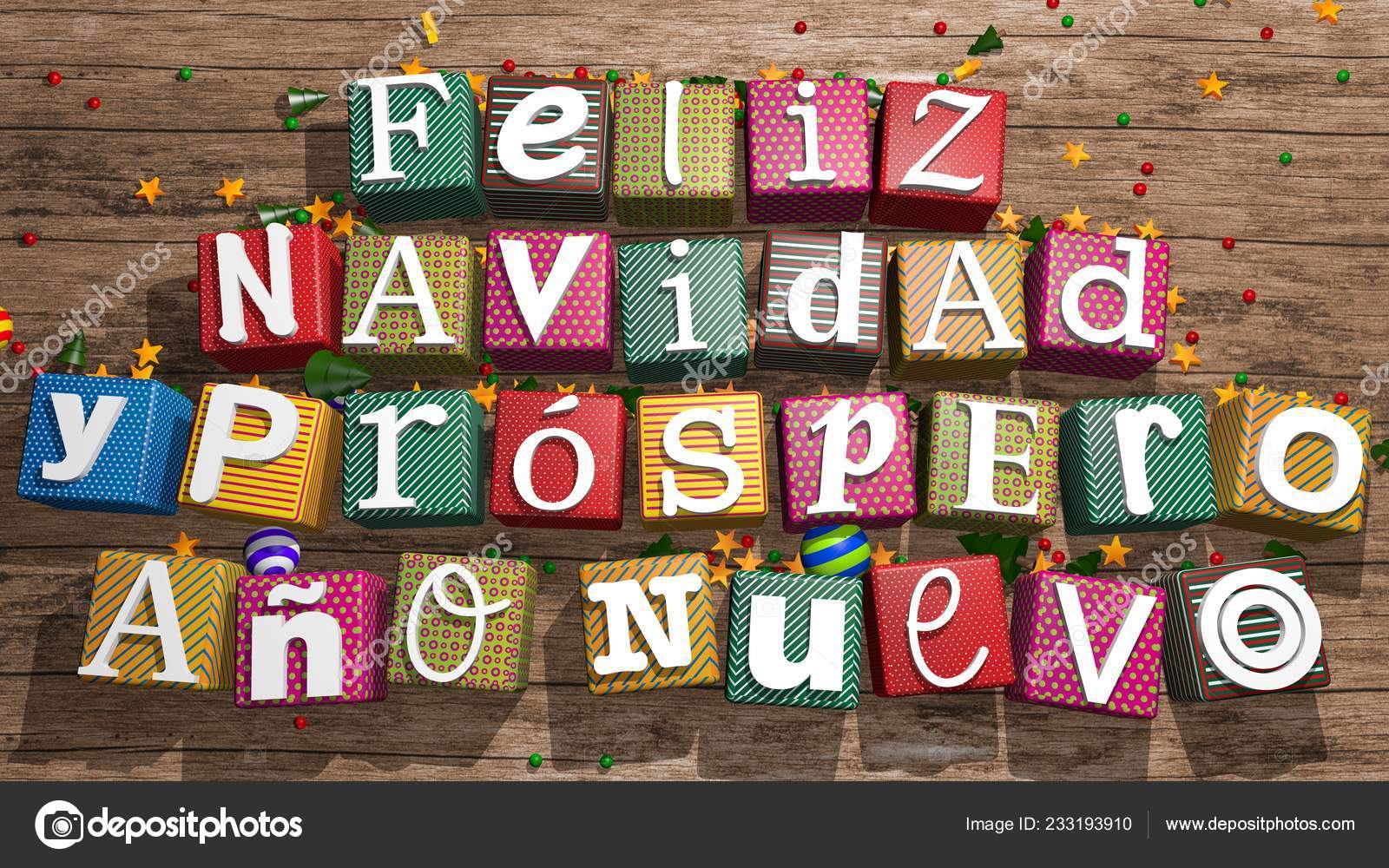 Feliz Navidad Y Prospero Ano Nuevo Cards