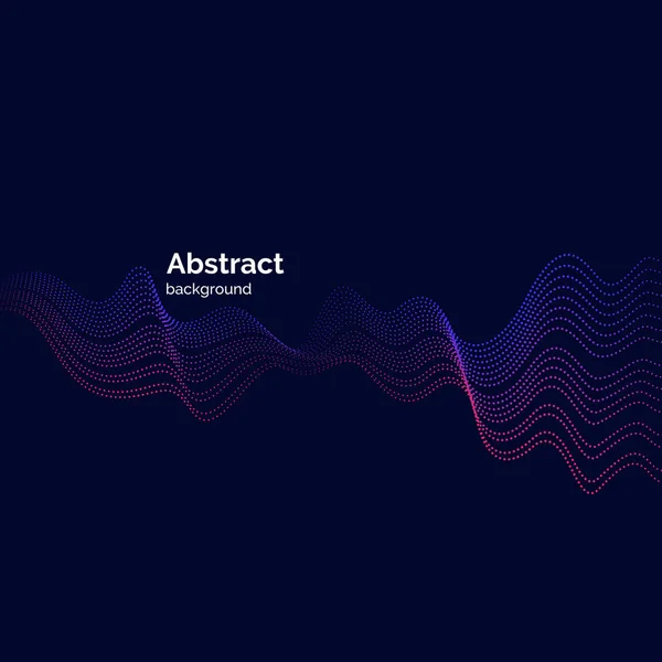 Vector abstract background with a colored dynamic waves, line and ...