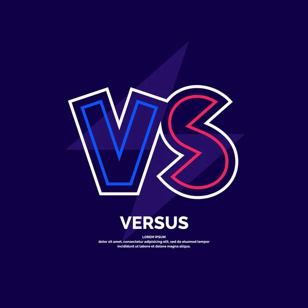 Versus logo imágenes de stock de arte vectorial | Depositphotos