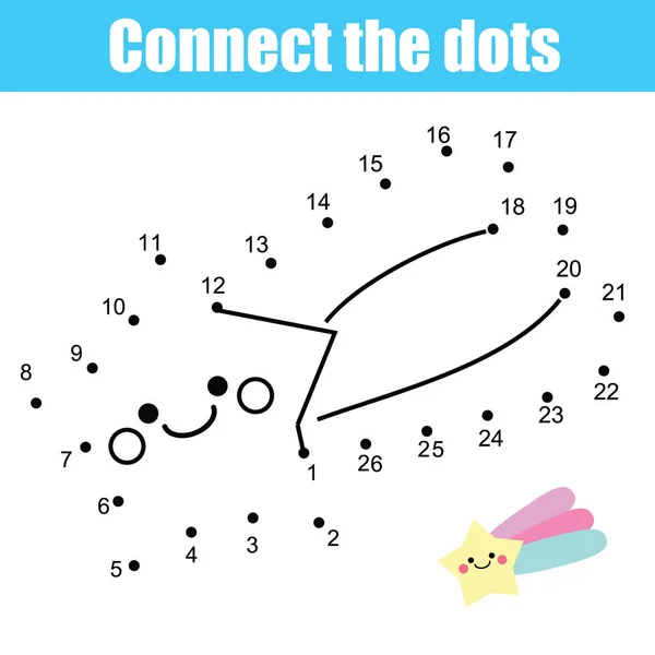 Connect Dots Children Educational Drawing Game Dot Dot Numbers Game ...