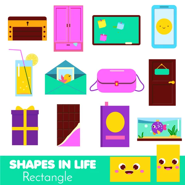 Rectangle Objects For Kids