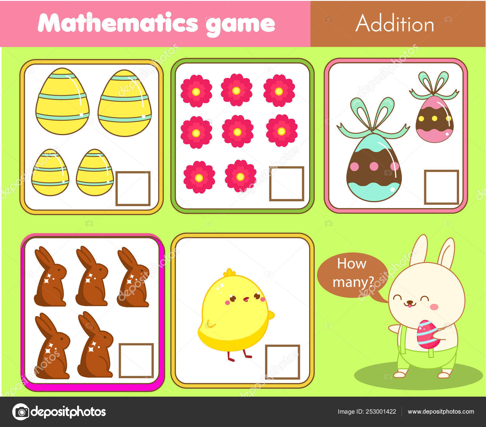 Rompecabezas De Matemáticas De Pascua