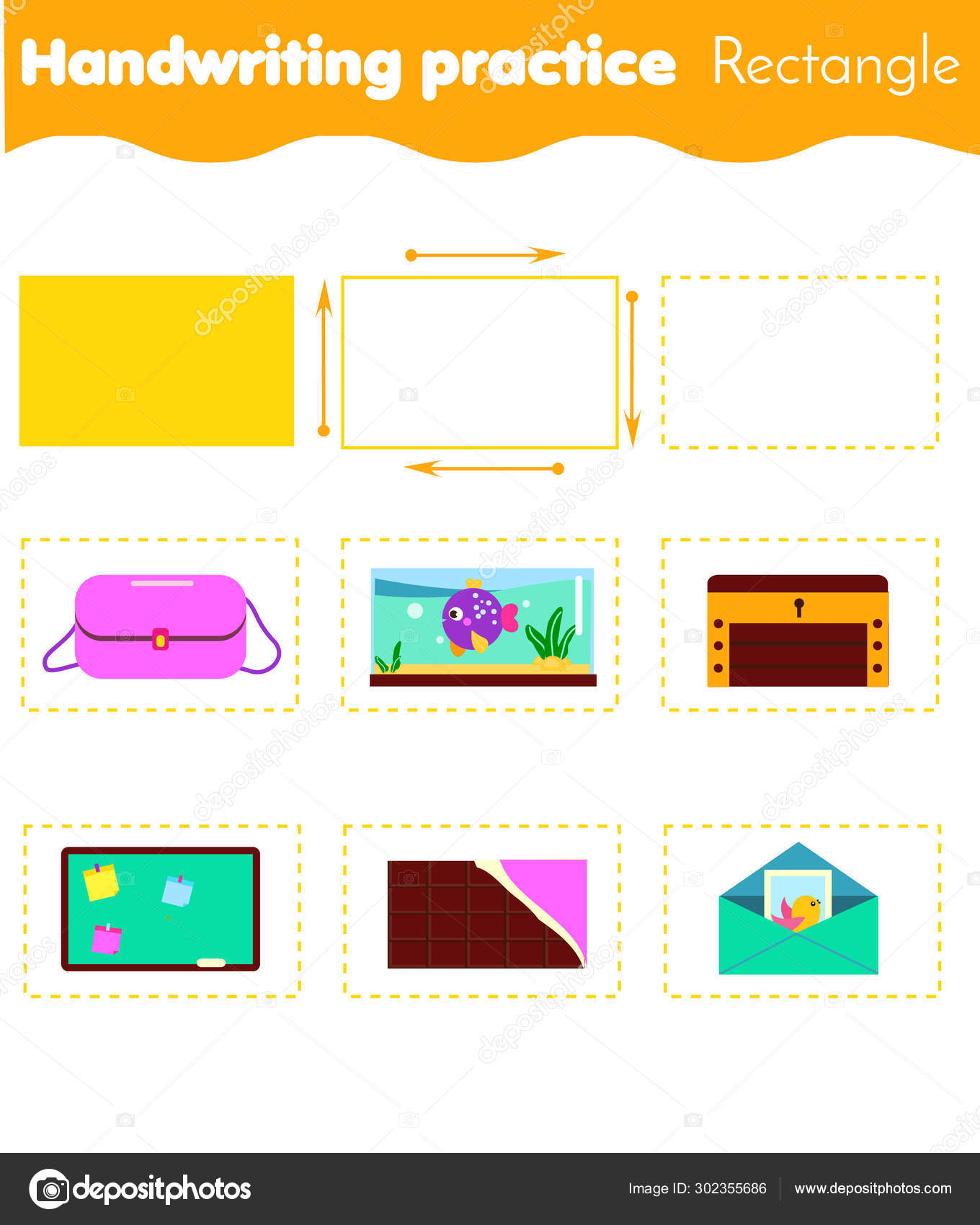 Rectangle Objects For Kids