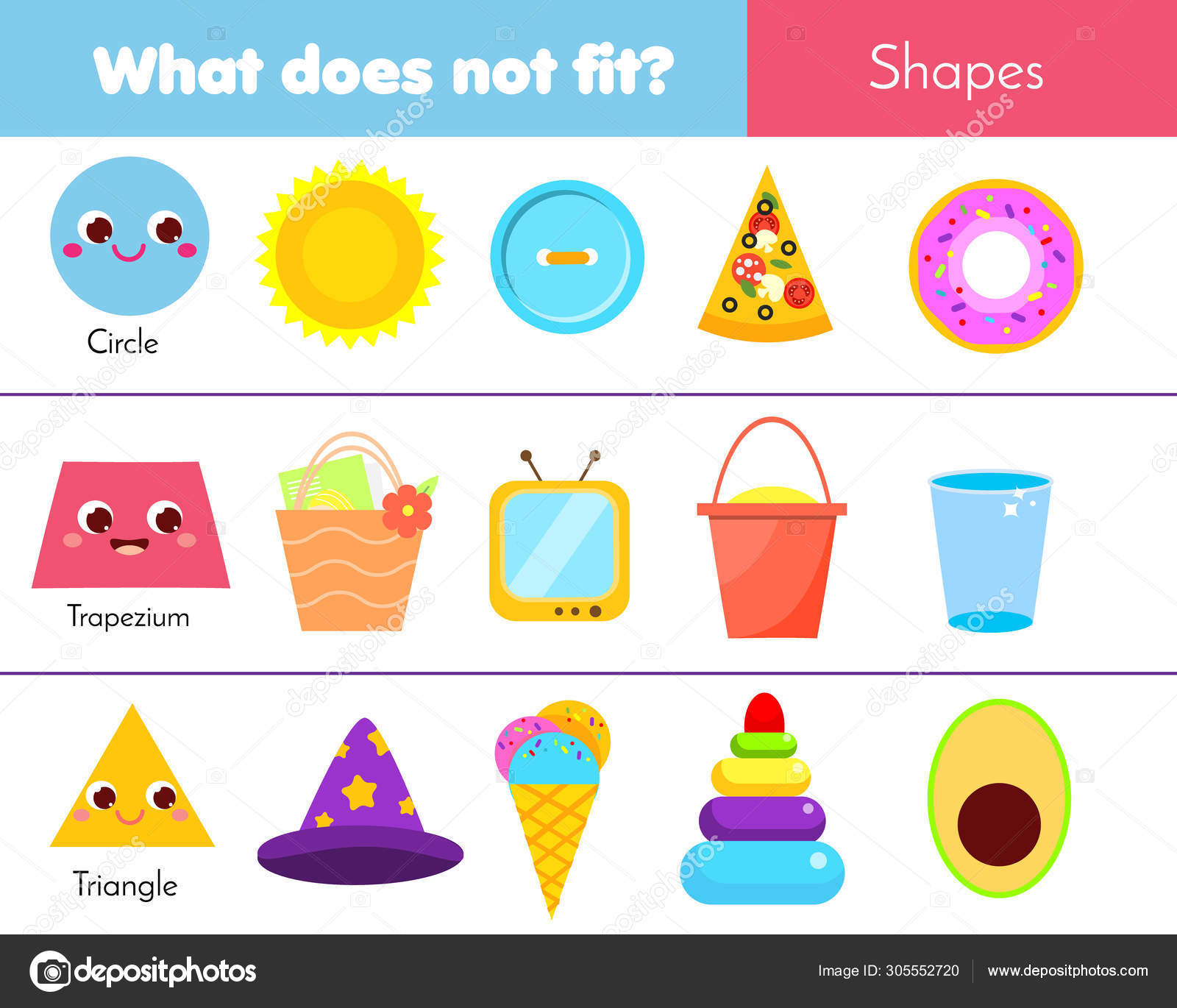 Triangle Objects For Kids