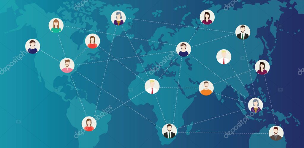 mundo de las redes sociales conectó a las personas con la línea de ...