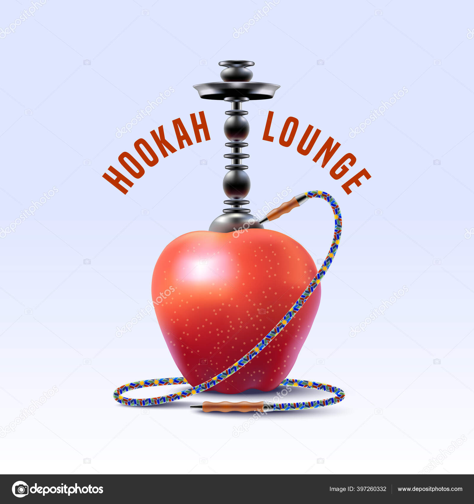 Hookah Vector Logo Icon Symbol Emblem Sign Unique Template Graphic ...