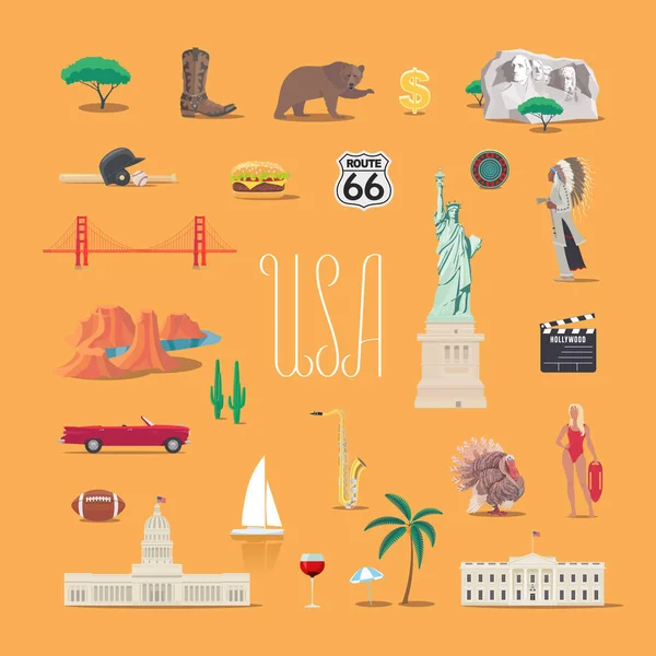 21,806,829 Usa landmarks Vector Images | Depositphotos