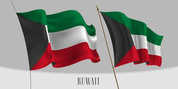 Nationella flagga kuwait Stock Photos, Royalty Free Nationella flagga kuwait Images | Depositphotos