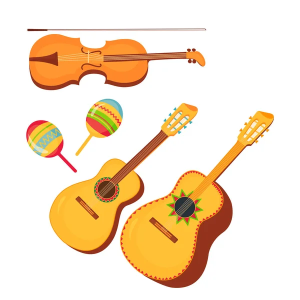 Mexican musical instruments Vector Art Stock Images | Depositphotos