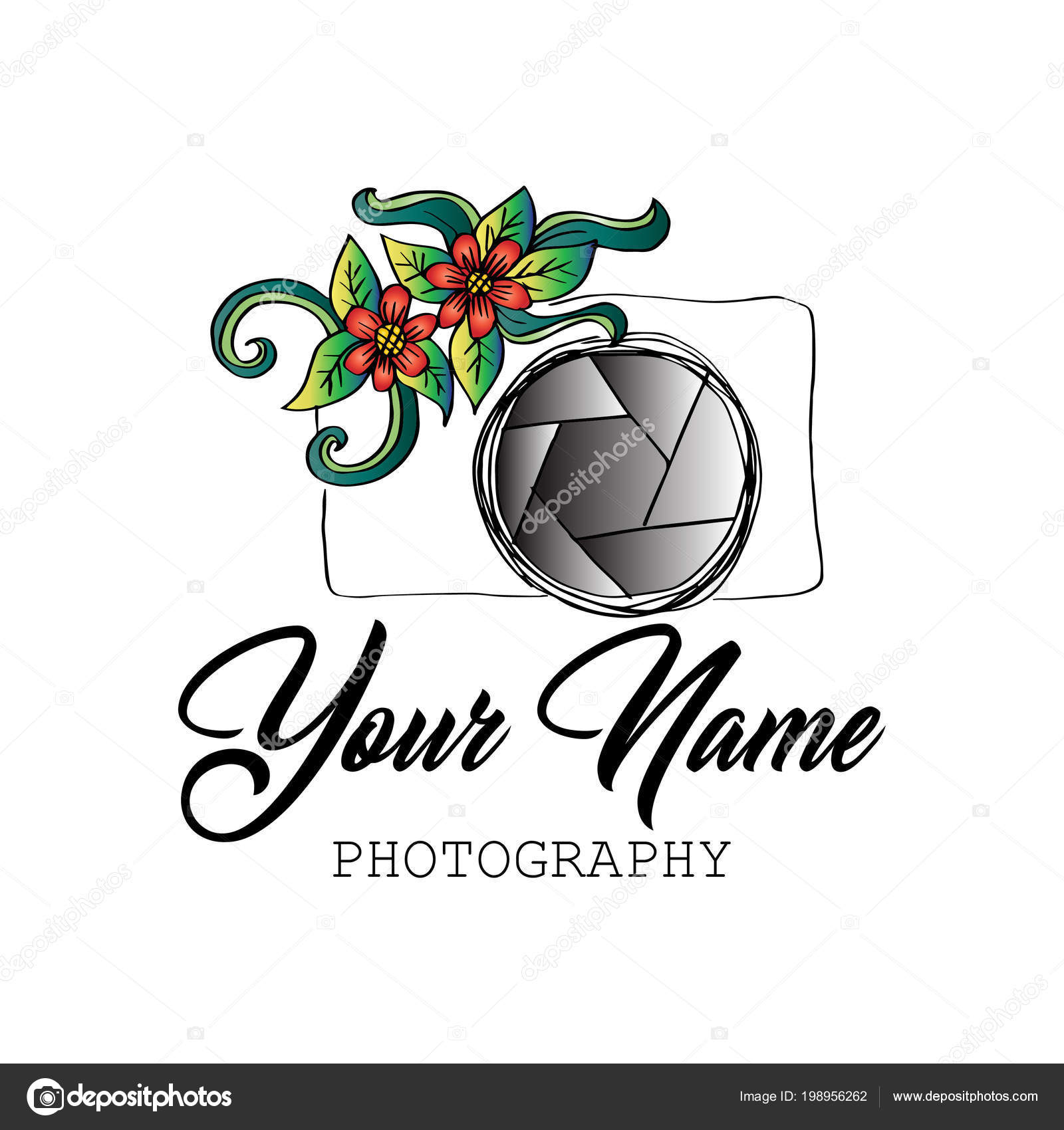 Photo Camera Logo Design — Stock Photo © Handini #198956262
