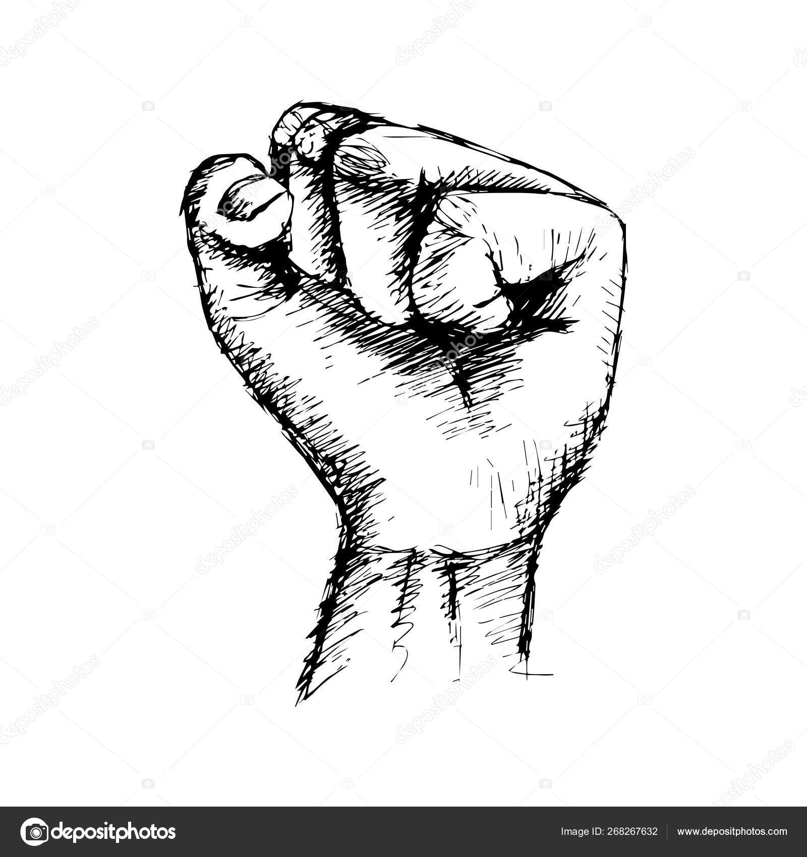 Dibujo De Mano Cerrada