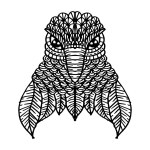 Zentangle stylized eagle head. Sketch for tattoo or t-shirt. Stock Vector Image by ...