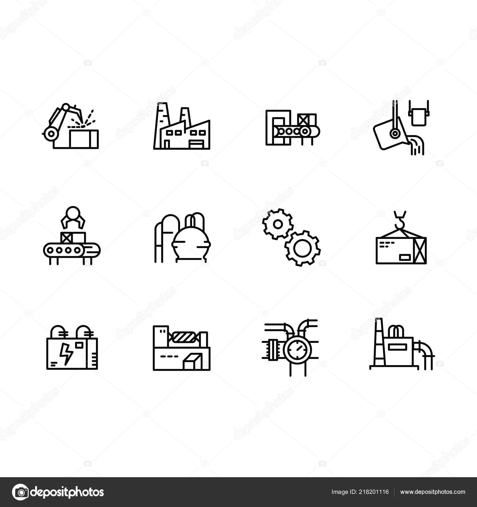 Industrial Machinery Icon