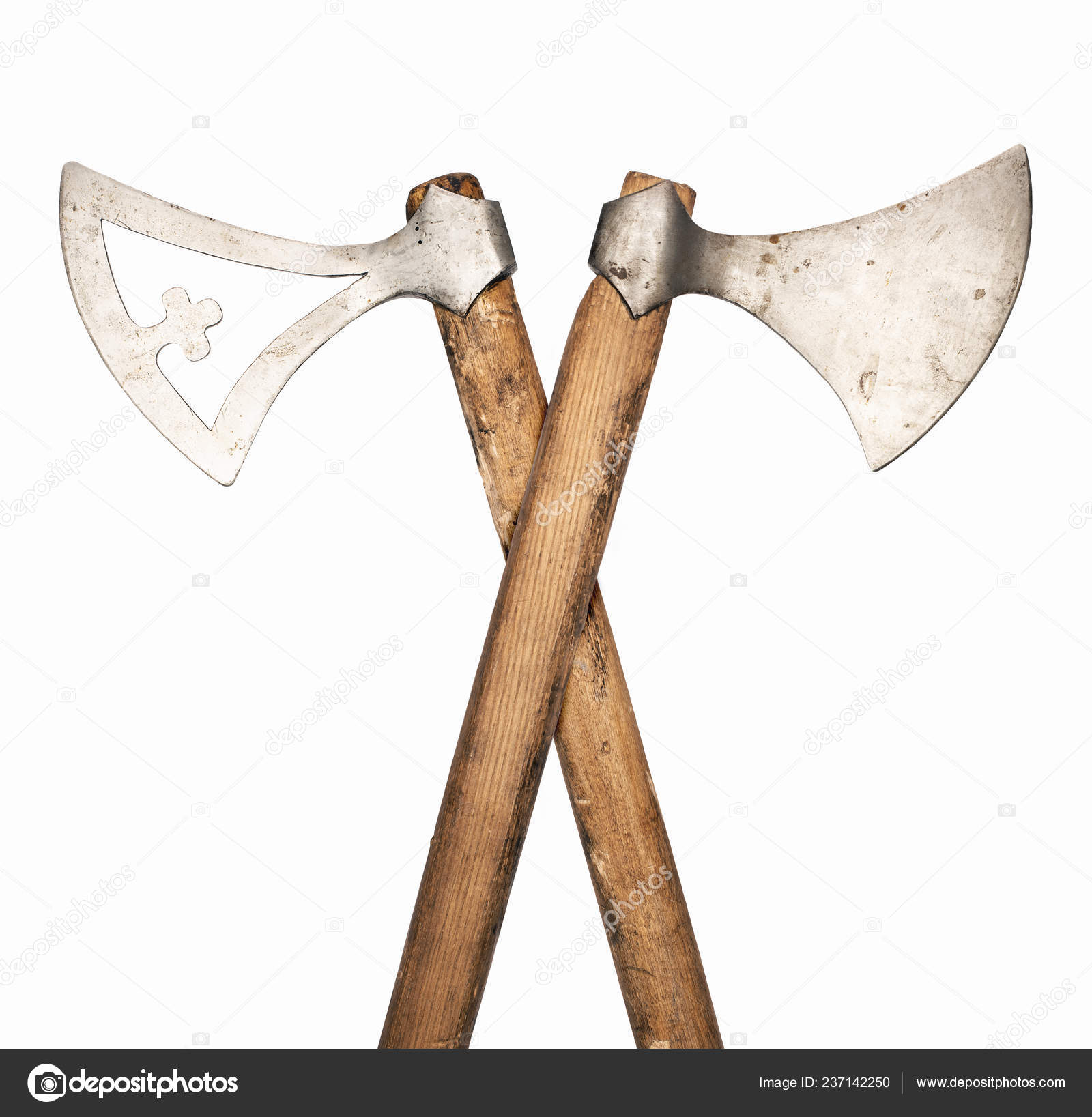 Crossed Viking Axes