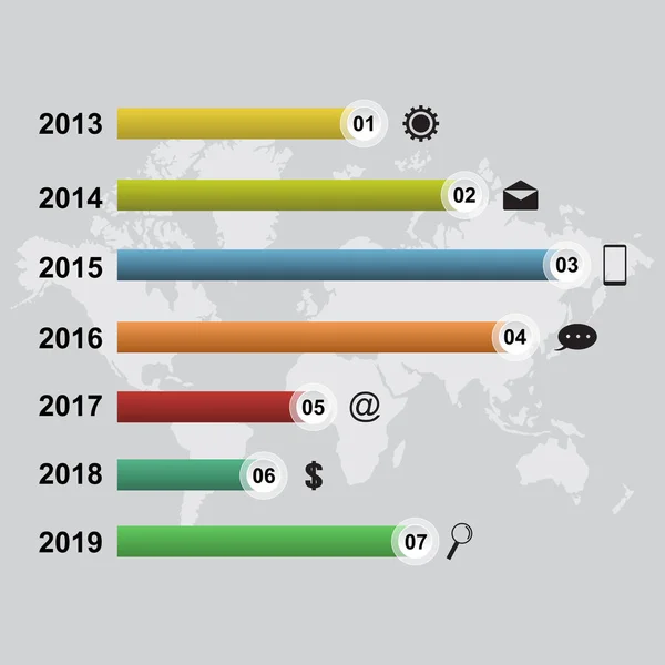 Bar Chart Graph Diagram Statistical Horizontal Infographic Illustration ...
