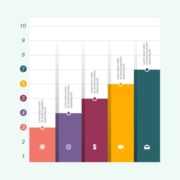 Bar Chart Graph Diagram Statistical Horizontal Infographic Illustration ...