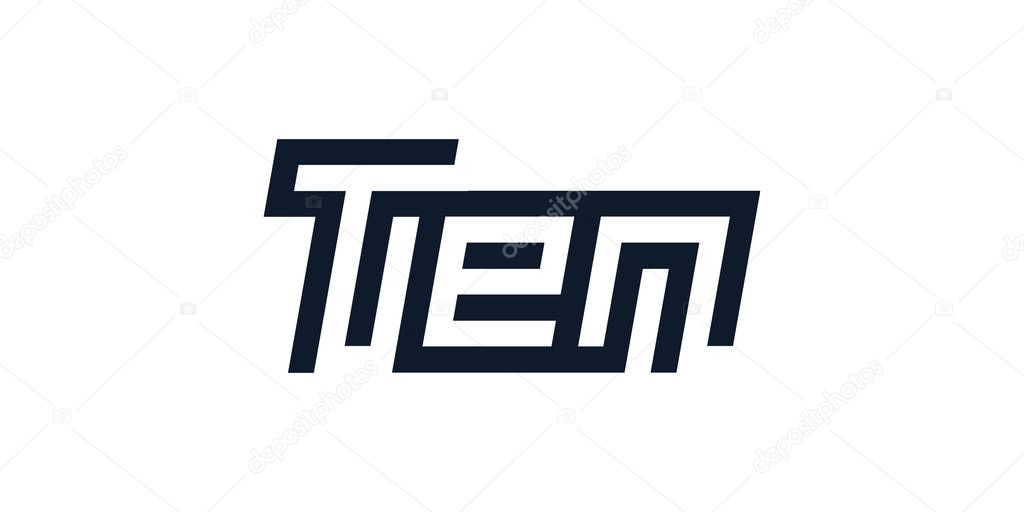 personalizado número diez símbolo moderno 2024