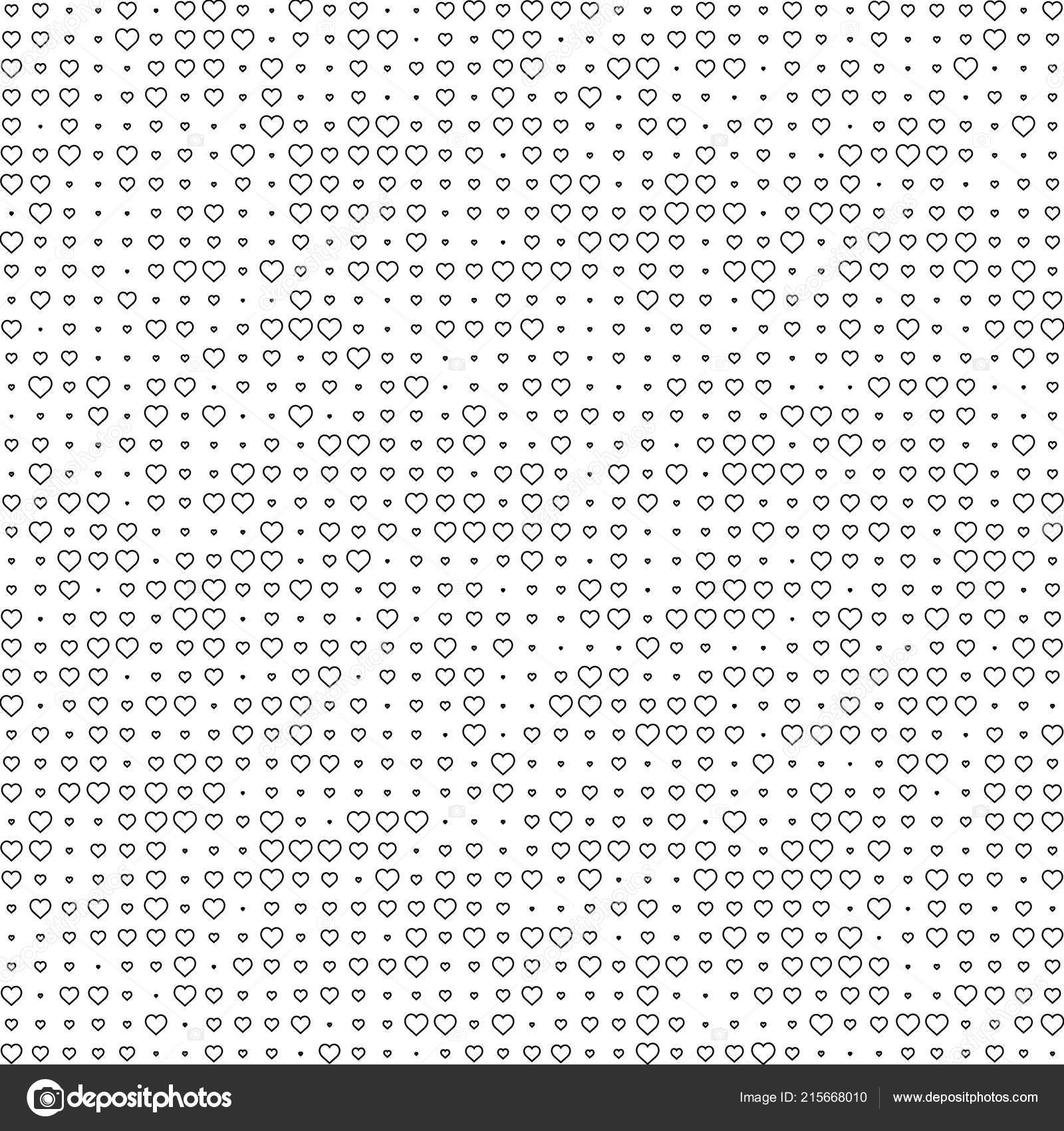Halftone Heart Shape Pattern Vector Background Stock Vector by ...