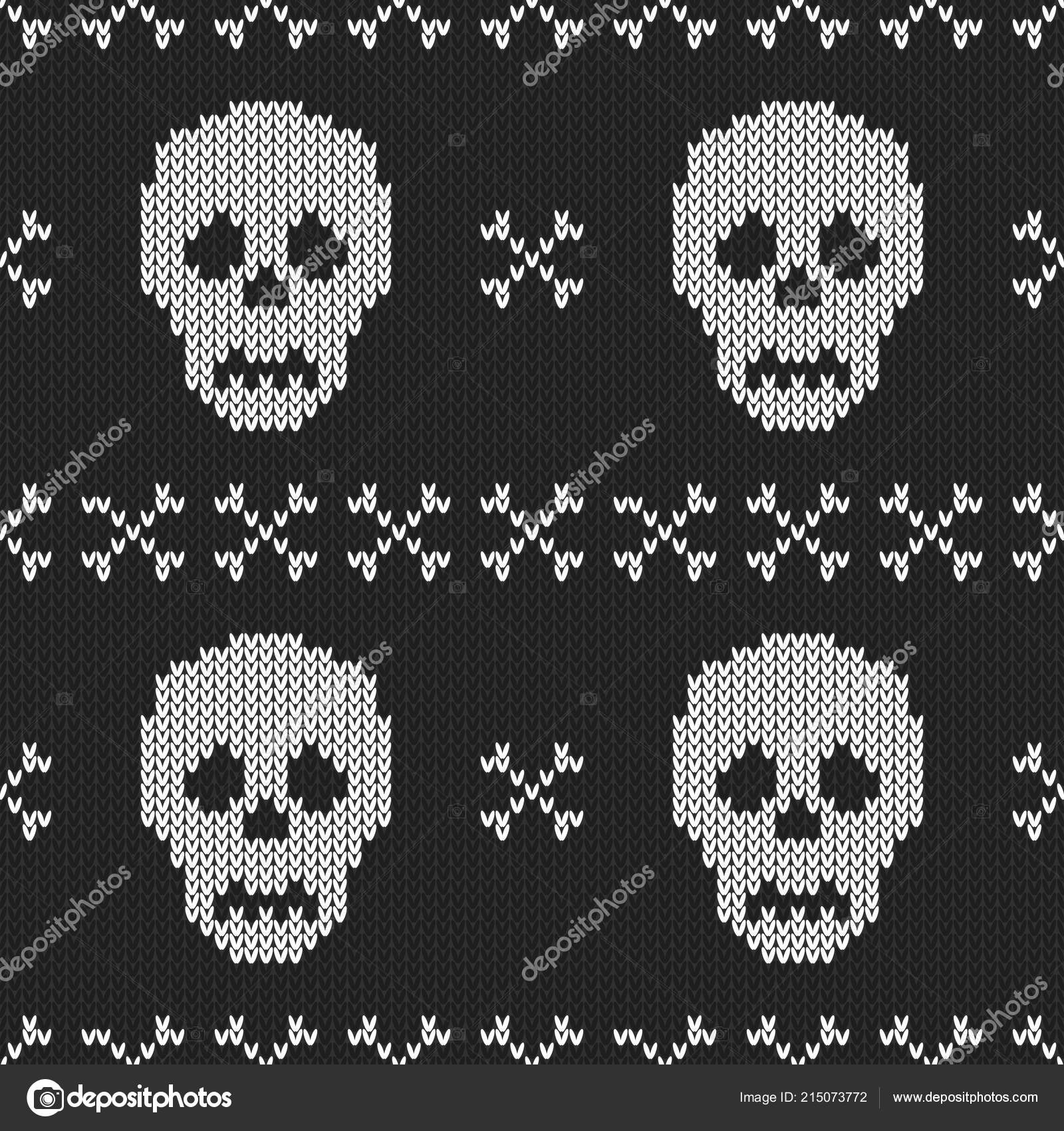 Knit Skull Pattern