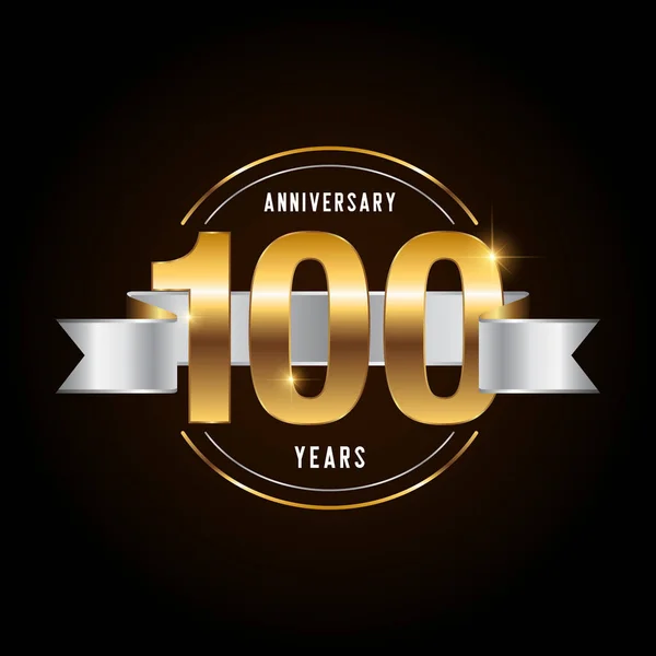 473 100th anniversary logo Vector Images | Depositphotos