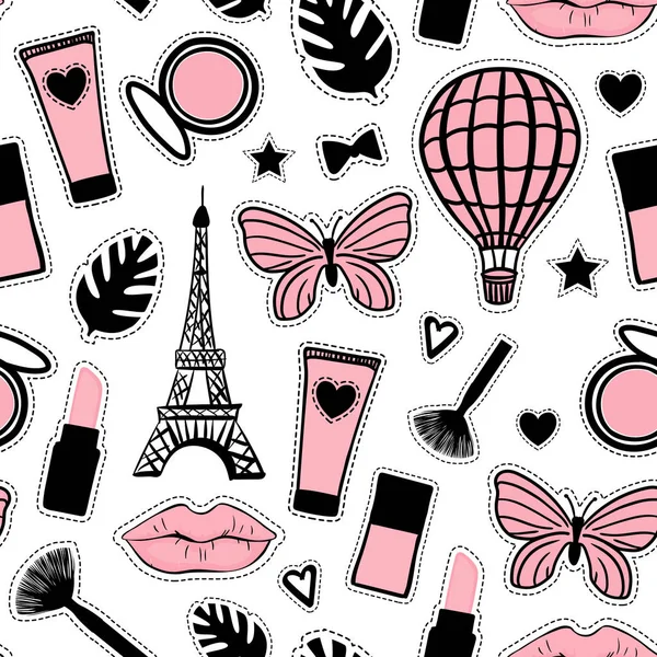 Girly stickers Vector Art Stock Images | Depositphotos
