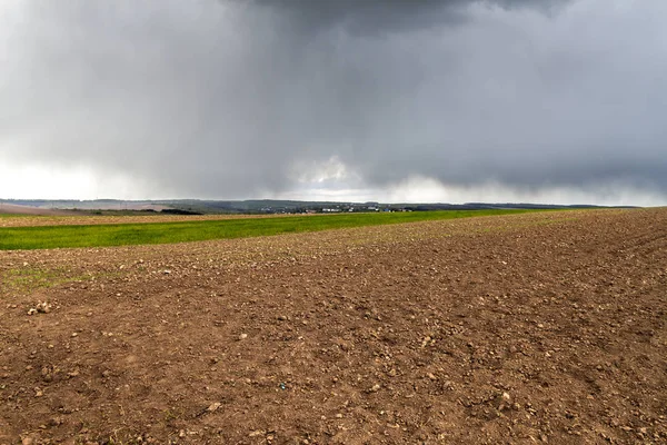Storm over field Stock Photos, Royalty Free Storm over field Images ...