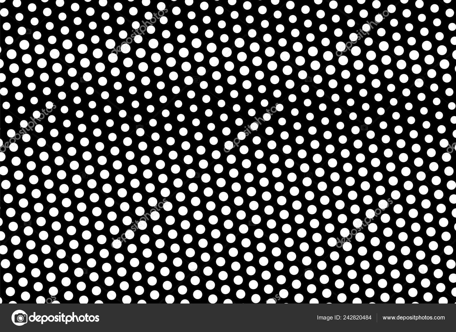 Black And White Dot Texture