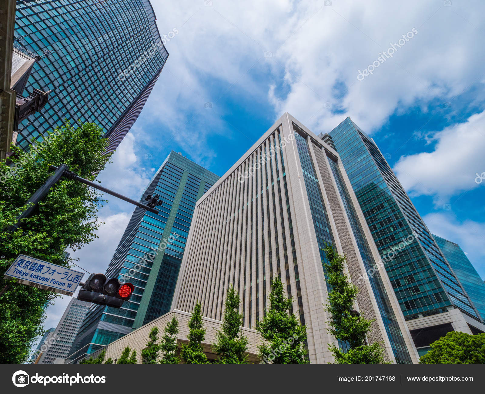 Modern Office buildings in Tokyo - TOKYO, JAPAN - JUNE 12, 2018 – Stock ...