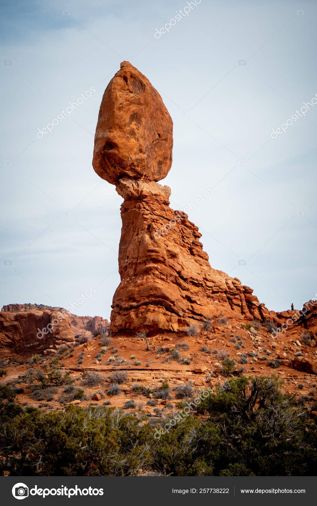 Balancing Rock Arches National Park Utah Travel Photography — Stock ...