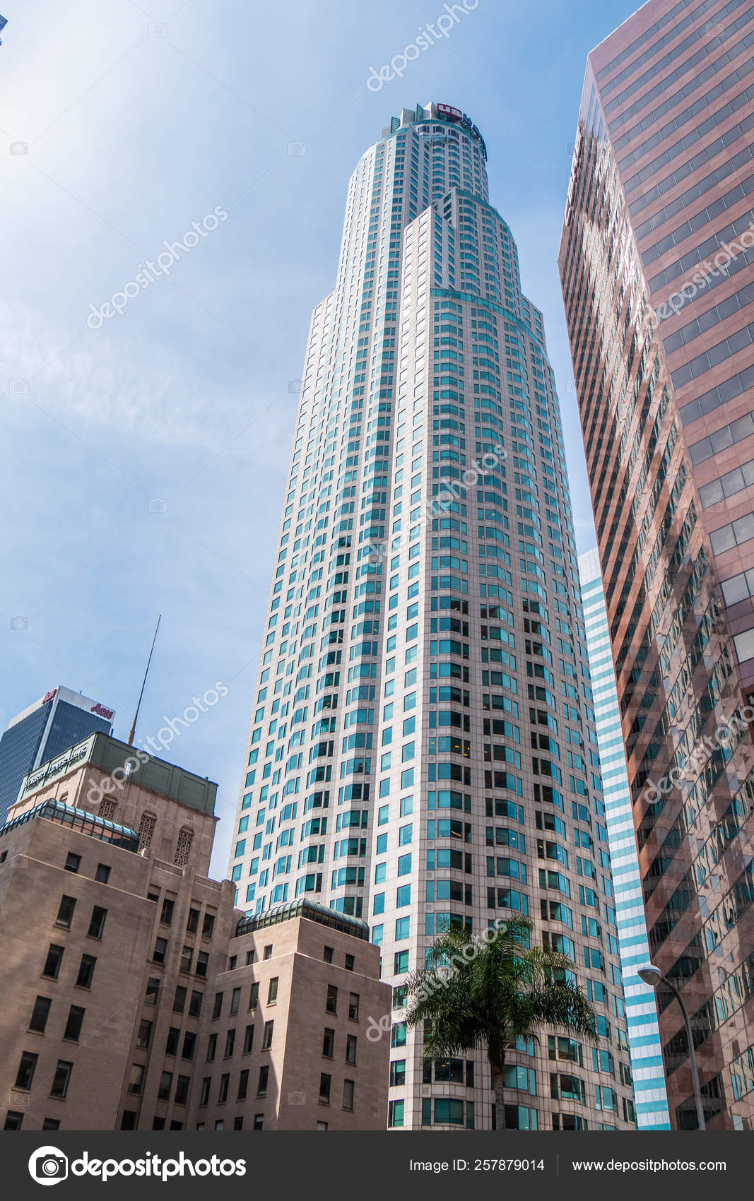 Bank Tower Los Angeles Downtown California United States March 2019 ...