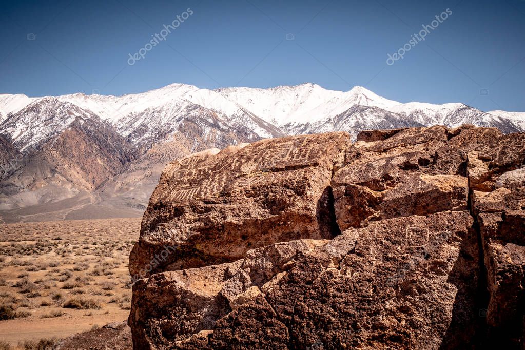 Chalfant Valley con sus famosos petroglifos en las rocas 2023