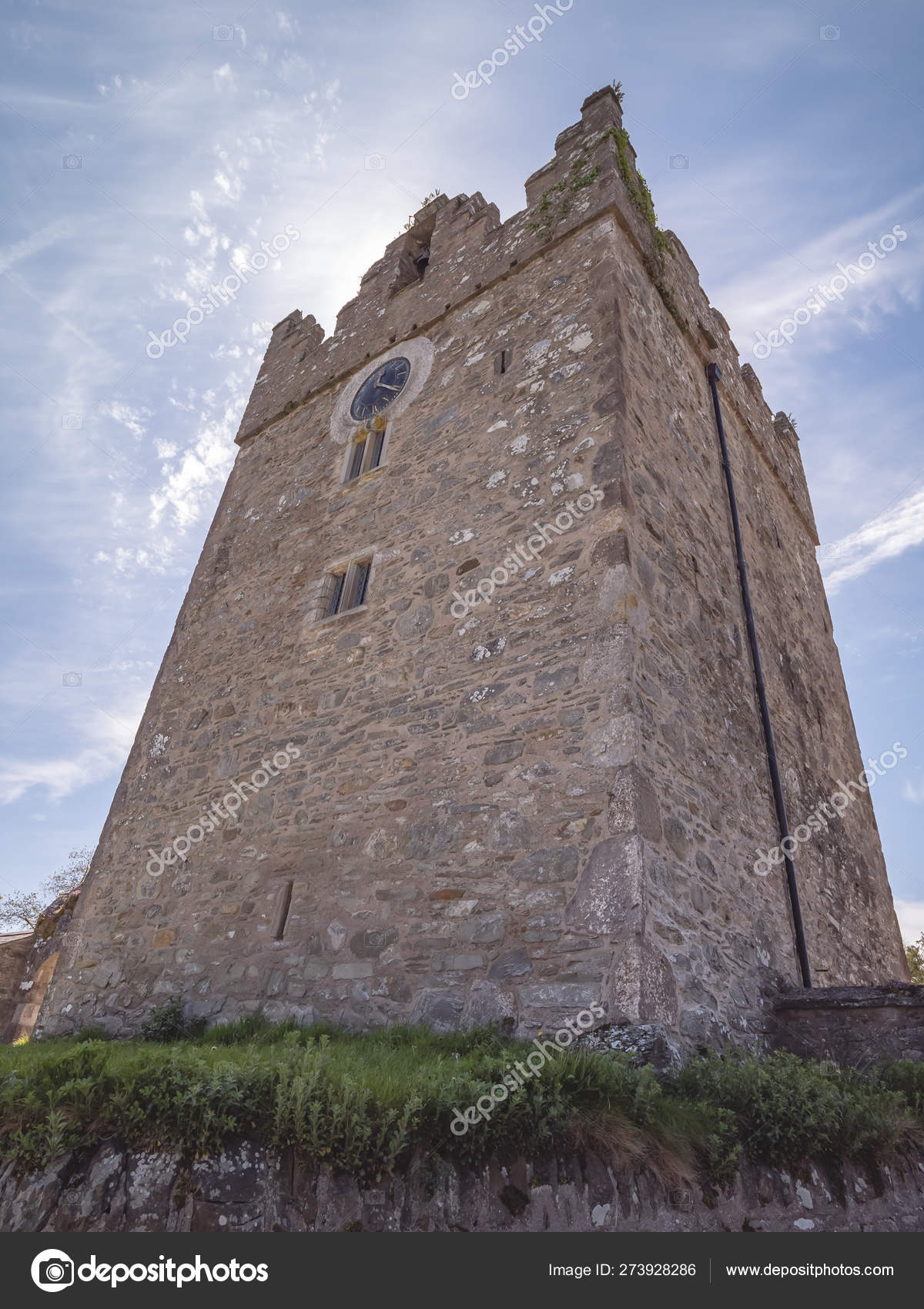 Old Medieval Ruins Castle Ward Northern Ireland Travel Photography ...