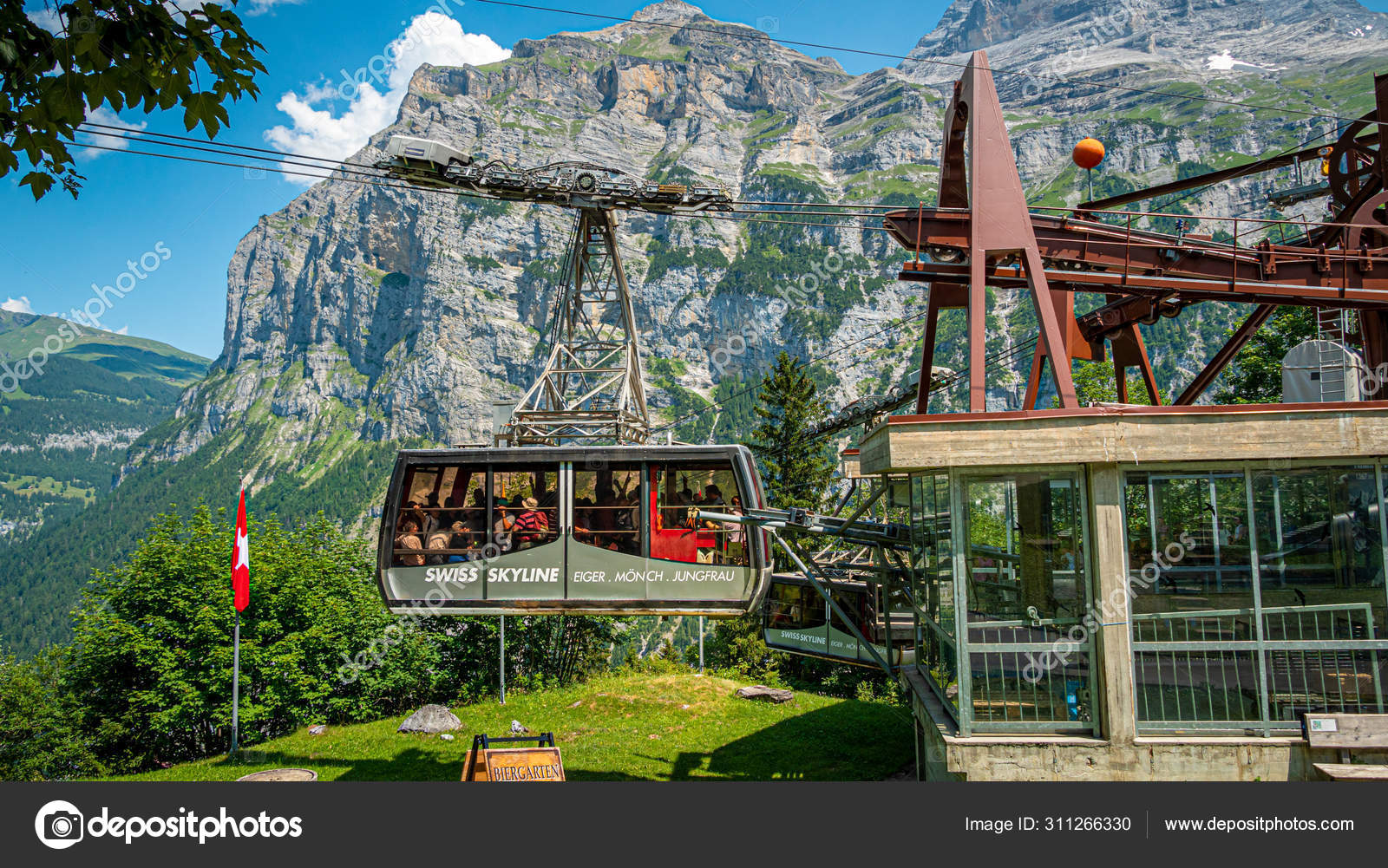 Swiss Skyline Telefric Called Schilthornbahn Swiss Alps Swiss Alps ...